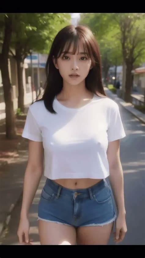 ai美女 aigirl aiart 美女 ノーブラ散歩 ノーブラ YouTube