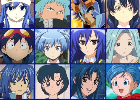 Female Anime Characters With Blue Hair