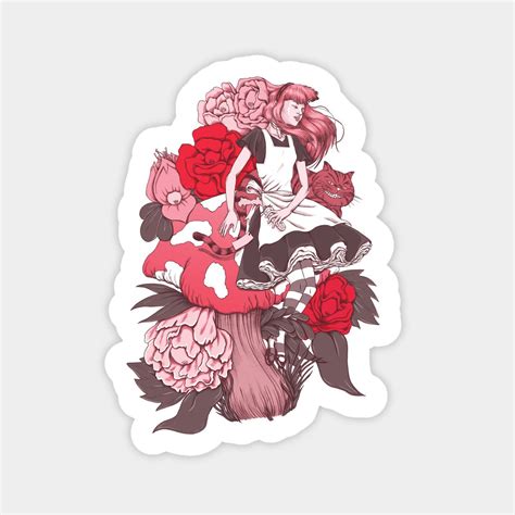 Alice Sticker Alice In Wonderland Funny Stickers Alice
