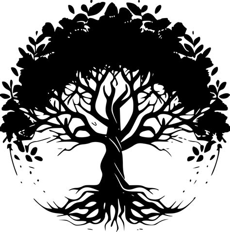 Tree Of Life Minimalist And Flat Logo Vector Illustration 24571455 Vector Art At Vecteezy