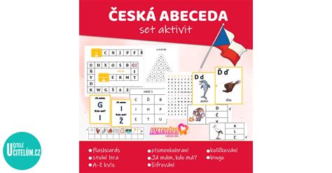 Česká Abeceda Set Aktivit Český Jazyk Učiteléučitelům Cz