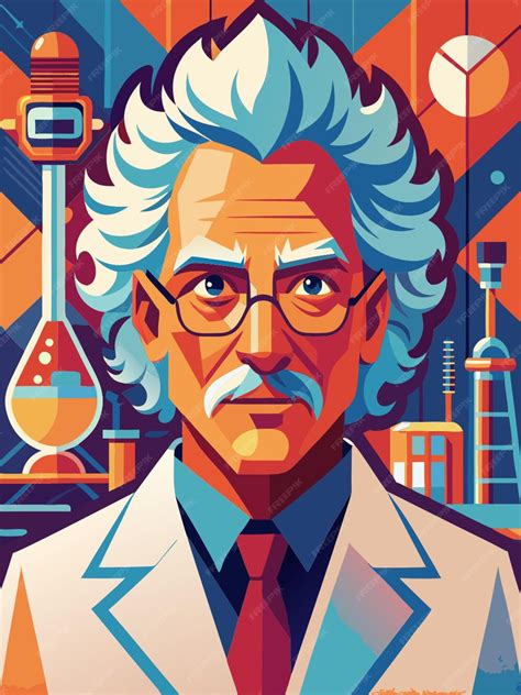 Scientist Vector Illustration Flat 2 Premium Ai Generated Vector