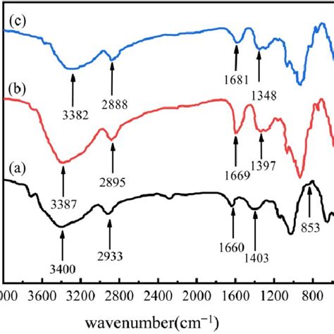 Ftir Spectra For Aam Msm A Aam Msmpm B And Cd Ii Aam Msmpm C