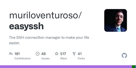 Github Muriloventurosoeasyssh The Ssh Connection Manager To Make