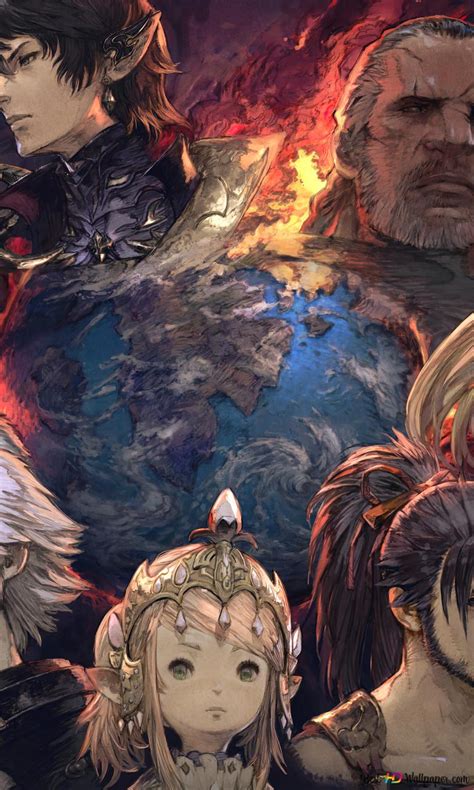 Class Characters Final Fantasy Xiv Online Video Game 4k Wallpaper