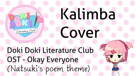 Ddlc Ost Natsukis Poem Theme Kalimba Cover Youtube