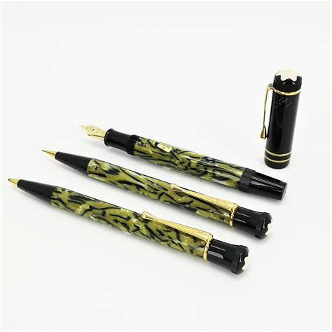Set MONTBLANC pluma bolígrafo portaminas Edición Escritores Oscar