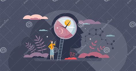 Circadian Sleep Rhythm With Inner Cycle For Daily Routine Tiny Person