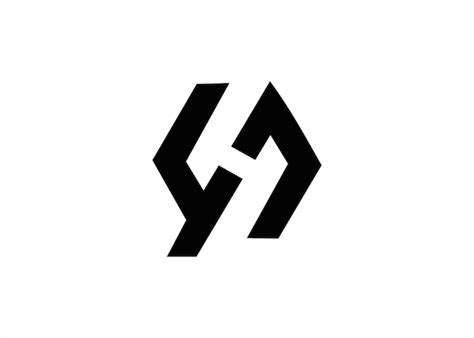 Diseño de logotipo letra h Vector Premium