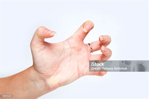 하얀 고립된 배경에 발톱 제스처를 취하는 여자 화나고 공격적이다 갈고리 발톱에 대한 스톡 사진 및 기타 이미지 갈고리 발톱