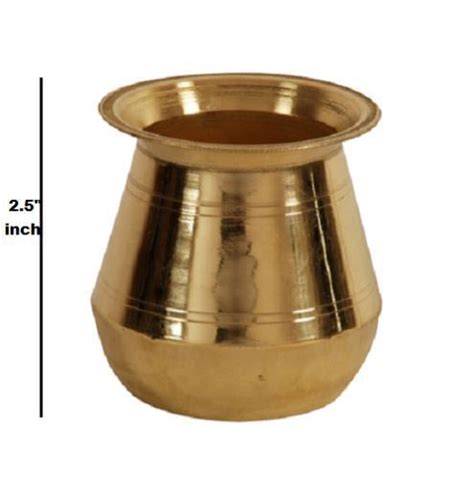 Brass Water Storage Satari Lota Kalash For Home Pooja Festival Puja 2
