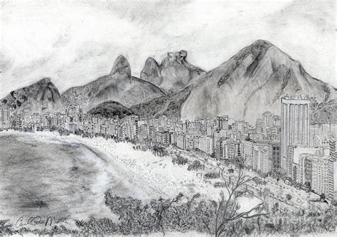 Rio De Janeiro Drawing By Carol Morris Fine Art America