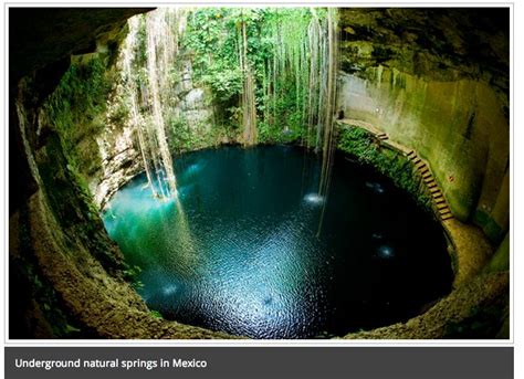 Underground Natural Springs In Mexico Ill Be Here One Day