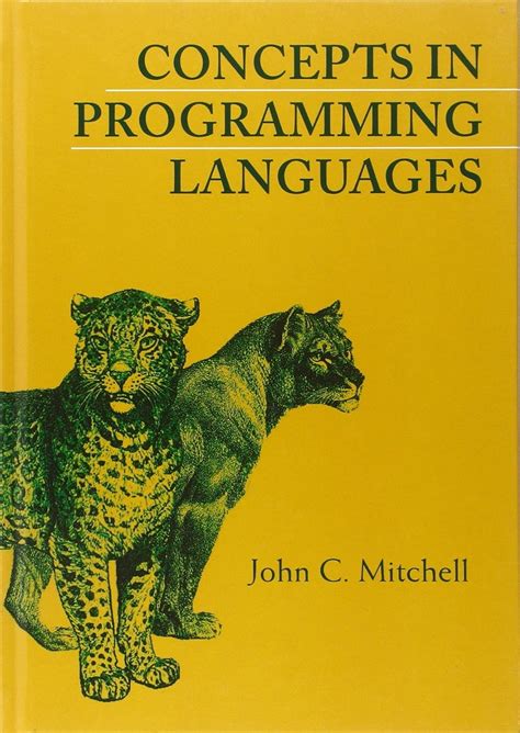 Concepts In Programming Languages Mitchell John C 9780521780988 Books