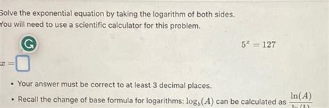 [answered] Solve The Exponential Equation By Taking The Logarithm Of Kunduz