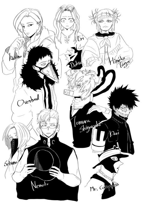 Bnha Coloring Pages Shigaraki Jambestlune
