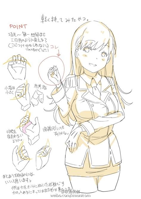 How To Draw Anime Girl Hands