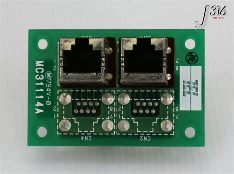 23128 Tokyo Electron Pcb Ethernet Passthrough Board 2184 020008 11 Mc31114a J316gallery