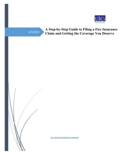 A Step By Step Guide To Filing A Fire Insurance Claim And Getting The