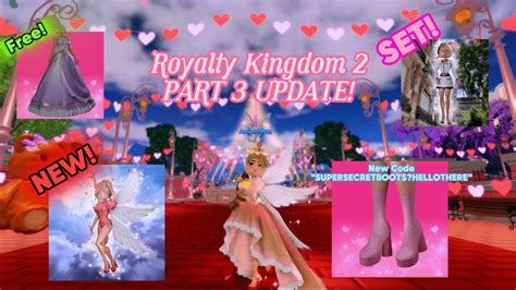 Royalty Kingdom 2 Roblox Blooming Season Part 3 Update Youtube