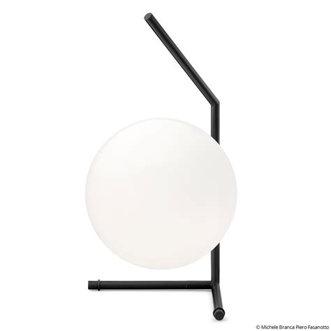Flos Ic T1 Low Lampe à Poser De Designer Noire Luminairefr