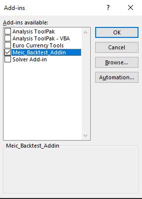 VBA Excel Macro From Add In Not Visible In New Workbook After Alt F Stack Overflow