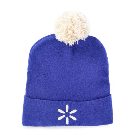 Spark Pom Pom Hat Navy Spark Shop