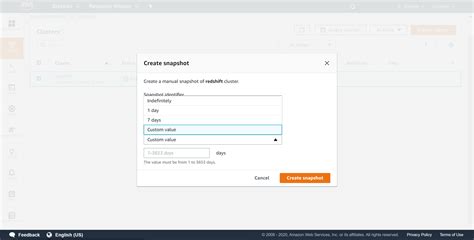 Managing Snapshots In Aws Redshift Clusters