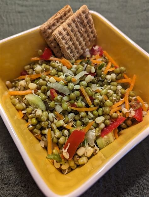 Sprouted Mung Bean Salad Pivot Integrative Health Llc