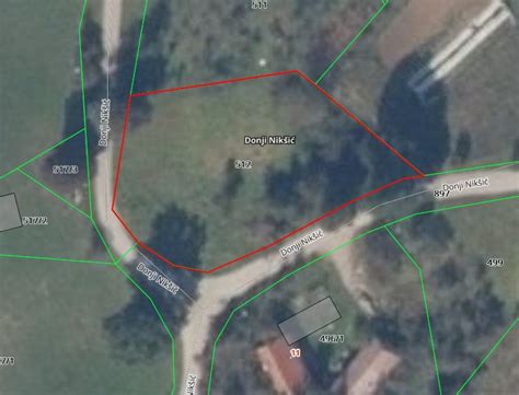 Gradnja Zemljište Donji Nikšić 1575 M2