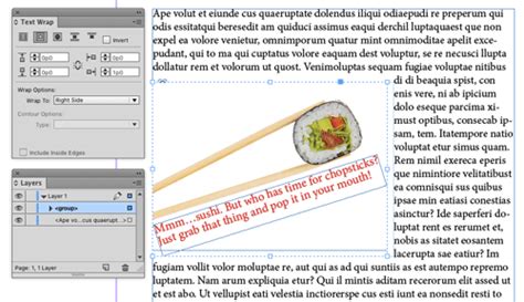 Tip Of The Week Ignoring Text Wrap CreativePro Network