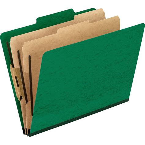 Pendaflex Pressguard Classification Folders Green 10 Box Quantity