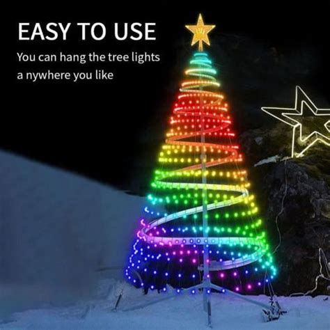 Christmas Tree Lights For Decoration With Remote Control 1 8m As2 Electronics
