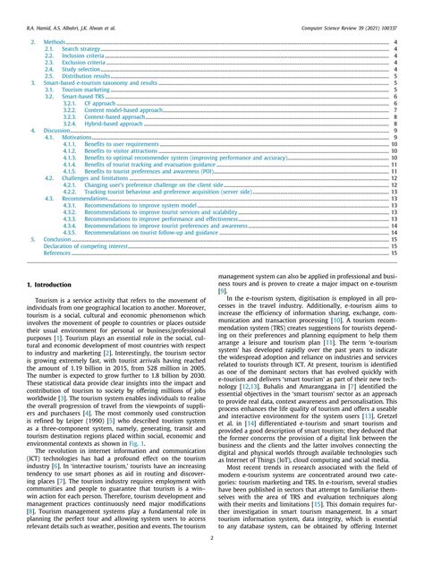 Solution How Smart Is E Tourism A Systematic Review Of Smart Tourism