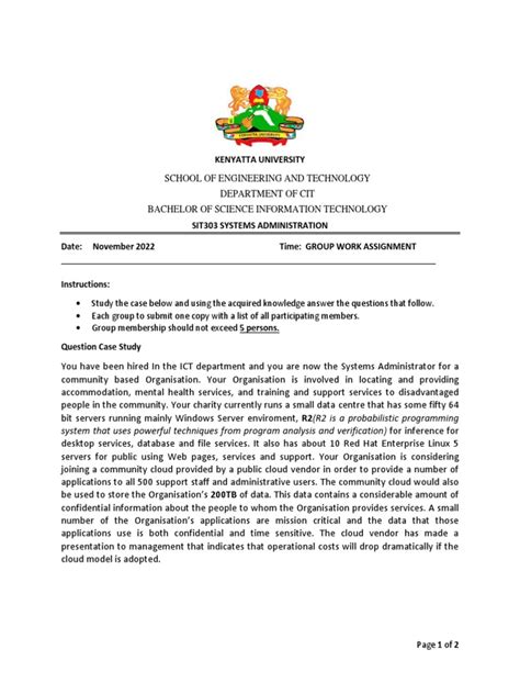 Sit303 System Admin Group Assignment Pdf Cloud Computing