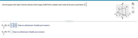 Solved Use The Graph At The Right Find The Vertices Of The Image Of