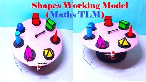 Shapes Working Model3d Maths Project Maths Tlm Volume And Area