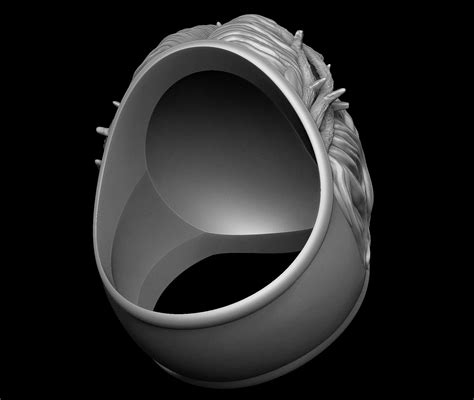 👑 Crown Of Thorns Jesus Christ Ring・ Stl File For 3d Printing・cults