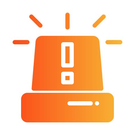 Siren Light Generic Gradient Fill Icon
