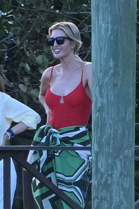 Ivanka Trump Wears Baywatch Inspired Red Swimsuit In Miami