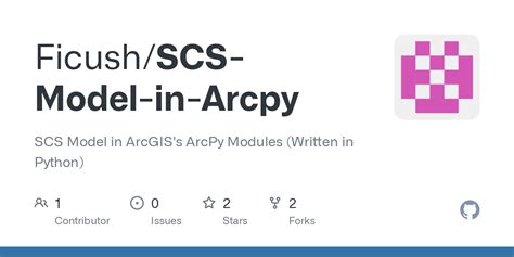 GitHub Ficush SCS Model In Arcpy SCS Model In ArcGIS S ArcPy Modules