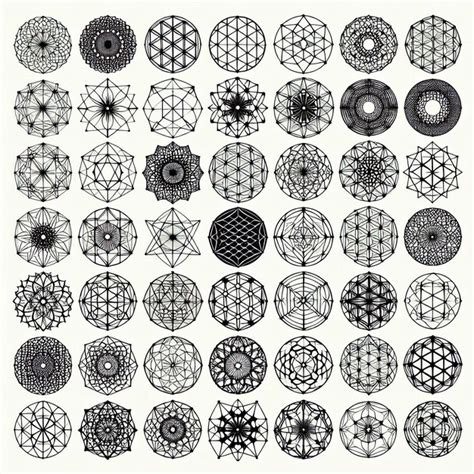 Esoteric Spiritual Geometry Premium Ai Generated Image