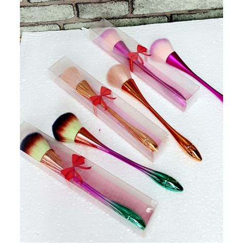 New Rose Gold Makeup Brush Rose Gold Pink Goblet Loose Powder Brush