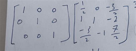 I Was Trying To Find Inverse Of Matrix By Row Operation My Attempt Is The Left Image Then I