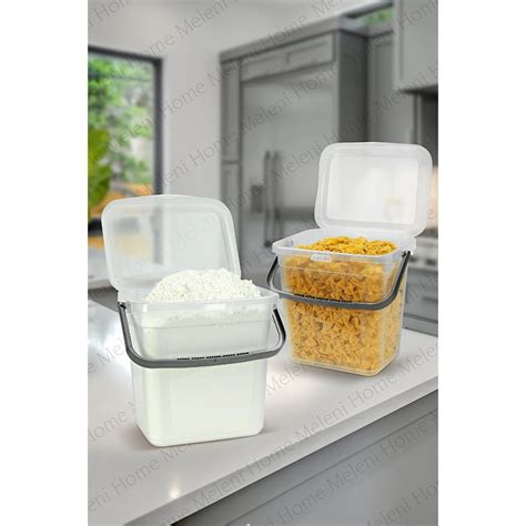 밀가루 콩과 식물 파스타 세제 보관 용기 투명 주방 주최자 식품 캐비닛 지퍼 보호 상자 다목적 Aliexpress