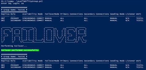 Powershell Commands For Sql Server Always On Availability Groups