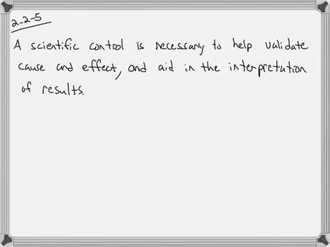 Solved The Details Of Experimental Design Are Critical For Determining