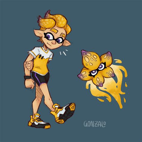 Splatoon Starfish Charater Concept By Gfraguasb On Deviantart