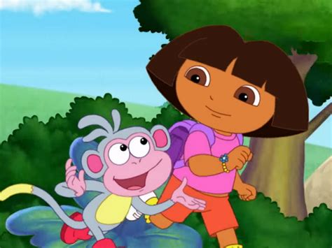 Dora And Boots Running To The Field By Cmnieto On Deviantart