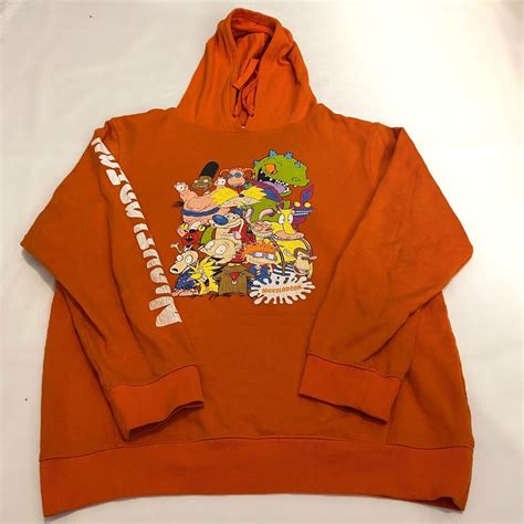 🔸nickelodeon Hoodie🔸 90s Cartoon No Stains Or Rips Depop